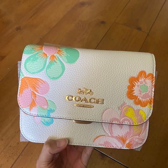 Coach | Bags | Coach Mini Brynn Crossbody With Dreamy Land Floral Print ...